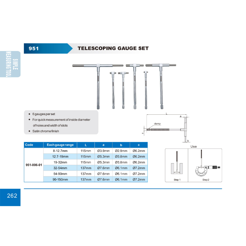 ACCUD TELESCOPING GAUGE SET - STF Tool & Industrial